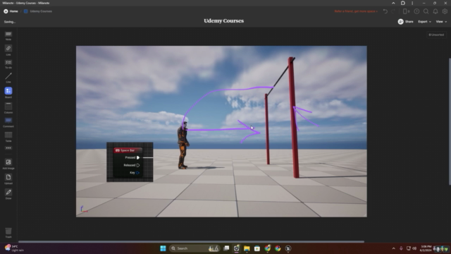 Unreal Engine 5 Parkour Swing System For Beginner - Free course Unreal Engine 5 Parkour Swing System For Beginner - Free course